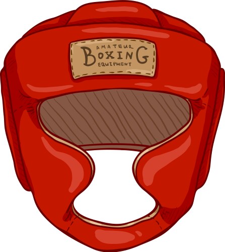 Cartoon boxing tank shirt Royalty Free Vector Image