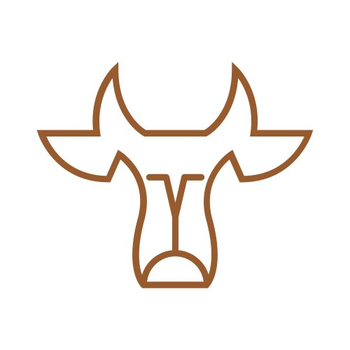 Cattle logo Royalty Free Vector Image - VectorStock
