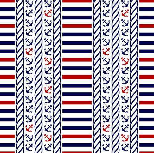 Seamless rope pattern set Royalty Free Vector Image