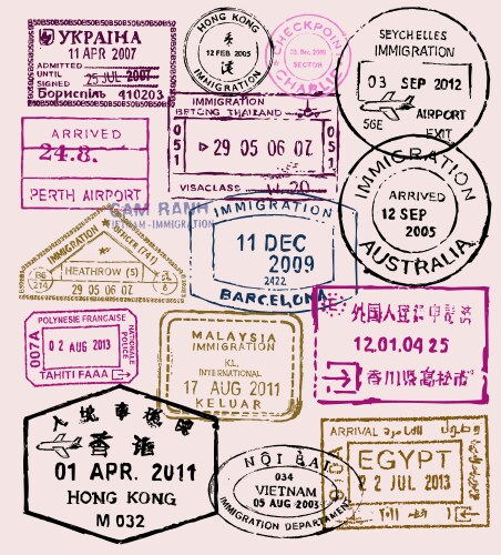 Passport Stamp Vector Images (over 11,000)
