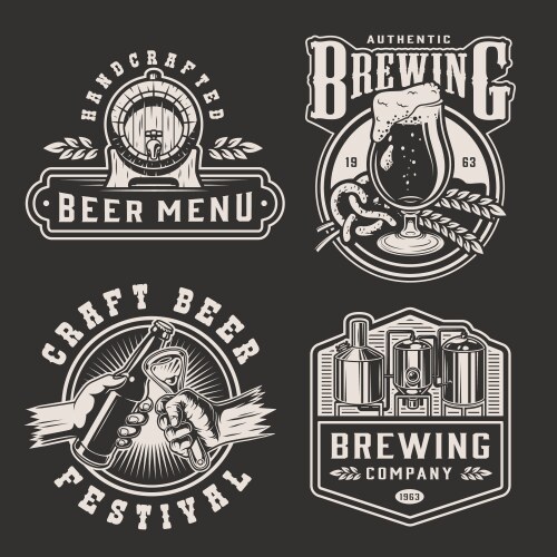 Vintage Beer Logo Vector Images (over 14,000)