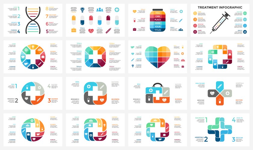 Infographic dna and rna spiral ribonucleic vs Vector Image
