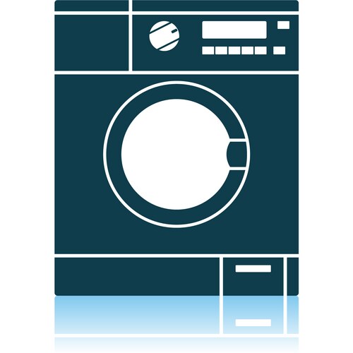 Modern frontload washing machine icon Royalty Free Vector