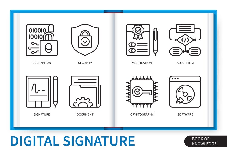 Digital Signature Icon Vector Images (over 4,600)