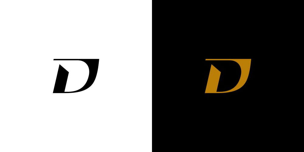 Stylish Font Letter D Vector Images (over 4,900)