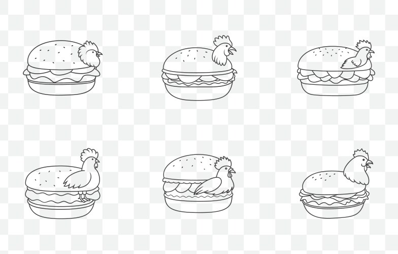 Chicken Line Art Vector Images (over 18,000)