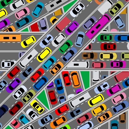 Traffic Vector Images (over 390,000)