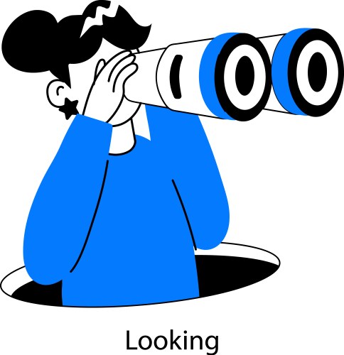 Girl Looking Vector Images (over 58,000)