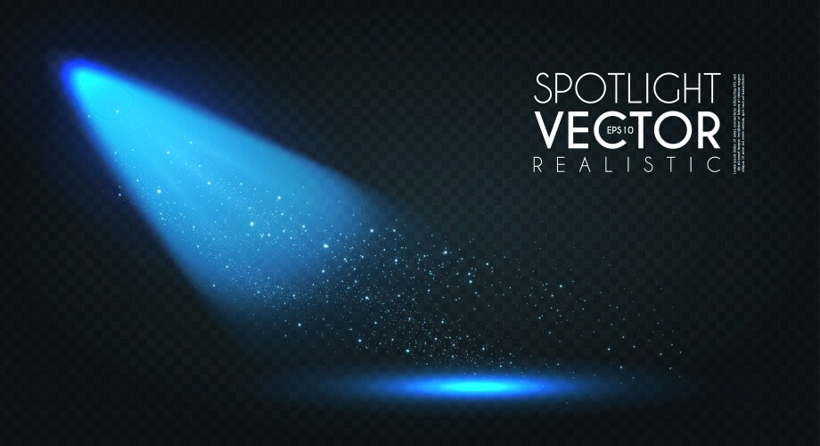Single spotlight Royalty Free Vector Image - VectorStock