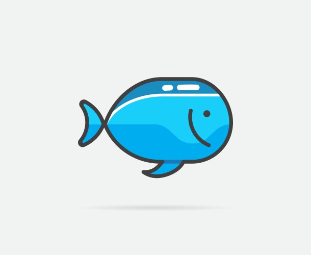 Modern trash can service logo Royalty Free Vector Image