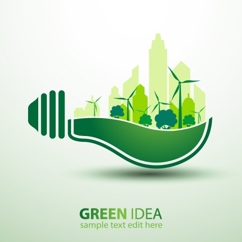 Futuristic energy solutions innovation Royalty Free Vector