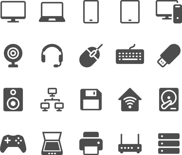 Japanese cute kawaii character - computer icons Vector Image