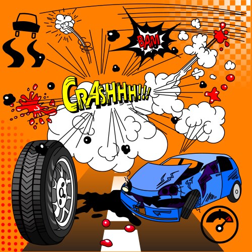 Comic book explosion Royalty Free Vector Image