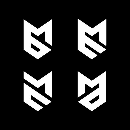 Geometric letter logo Royalty Free Vector Image