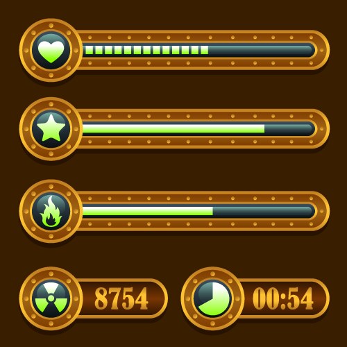 Game Progress Bar Vector Images Over 3 200