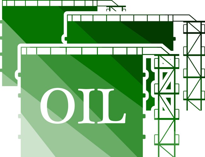Tank with oil storage heating icon Royalty Free Vector Image