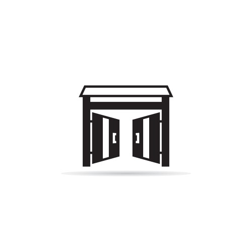 House gate icon Royalty Free Vector Image - VectorStock