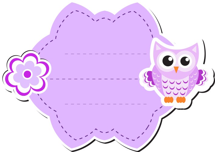 Name Tag Frame for Kids Vector Images (over 320)