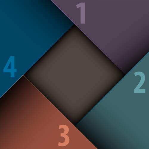 Torn paper number background Royalty Free Vector Image