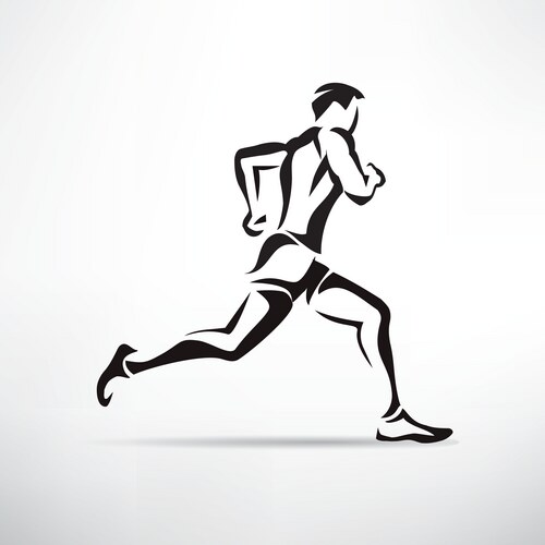 Runner Outline Vector Images (over 4,700)
