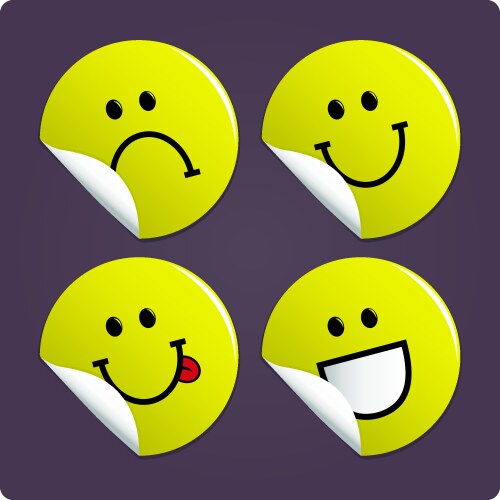 Smiley Face Sticker Vector Images (over 8,500)
