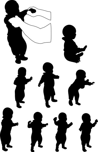 First steps 2 Royalty Free Vector Image - VectorStock