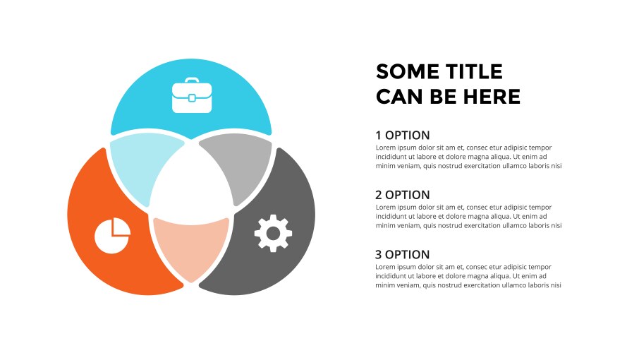 Two circle arrows infographic chart scheme diagram