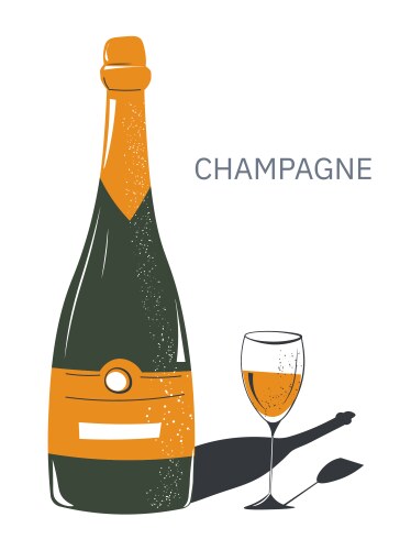 Champagne Royalty Free Vector Image - VectorStock