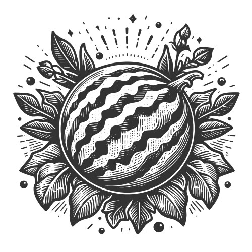 Watermelon Black and White Vector Images (over 19,000)
