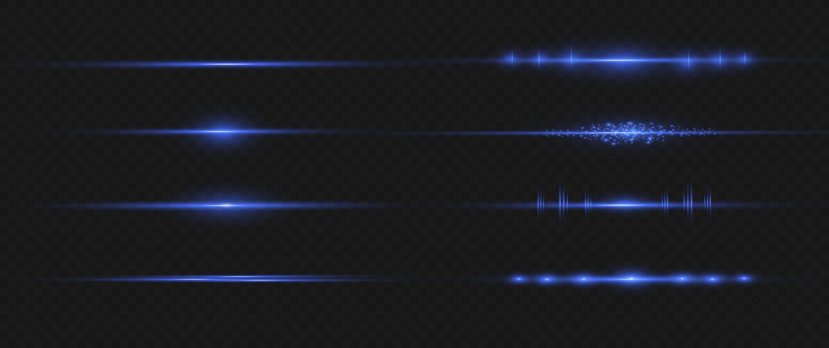 Blue horizontal line Royalty Free Vector Image