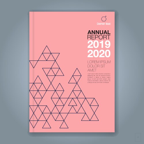 Annual report colorful dot design background Vector Image