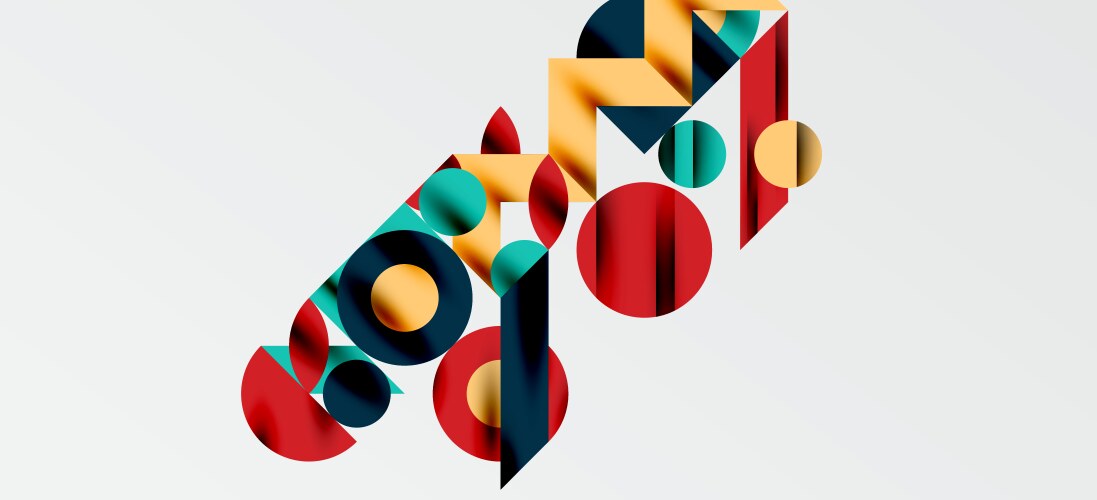 Geometric neo patterns abstract background for Vector Image