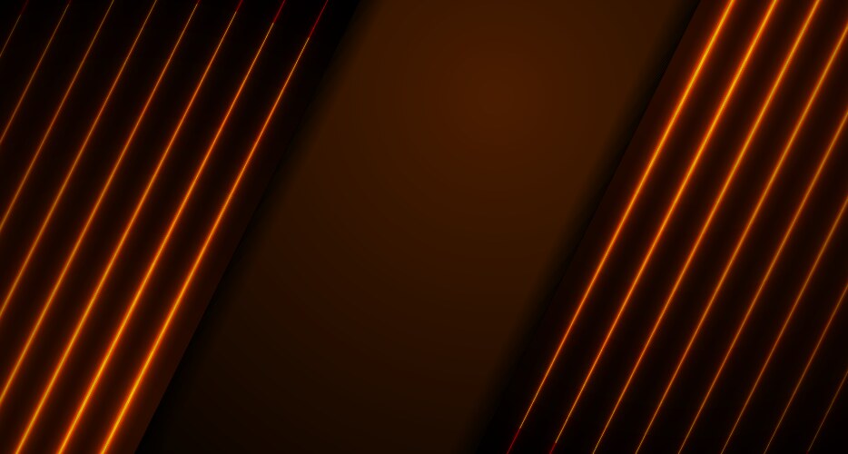 Orange stripes background design Royalty Free Vector Image