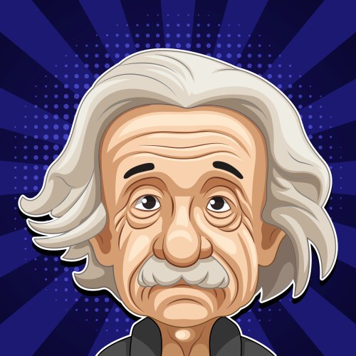 Albert Einstein Cartoon Vector Images (over 230)