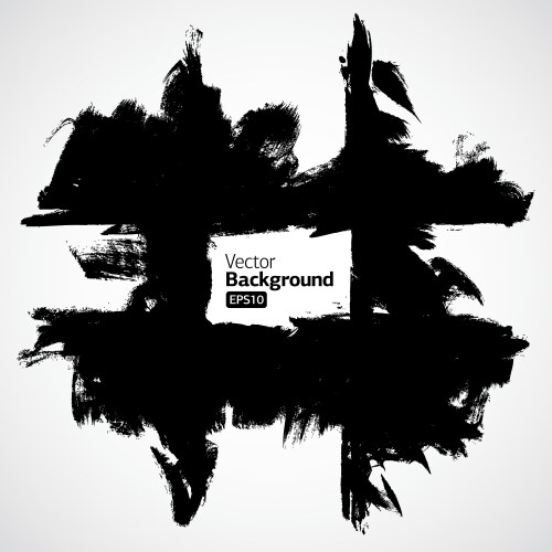 Grunge ink draw background Royalty Free Vector Image