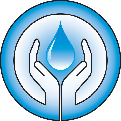 Save water sign Royalty Free Vector Image - VectorStock