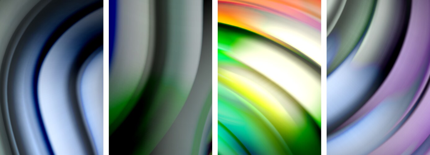 Blurred color line backgrounds Royalty Free Vector Image