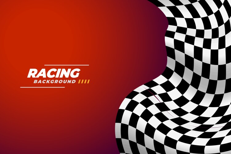 Racing Checkered Background Royalty Free Vector Image