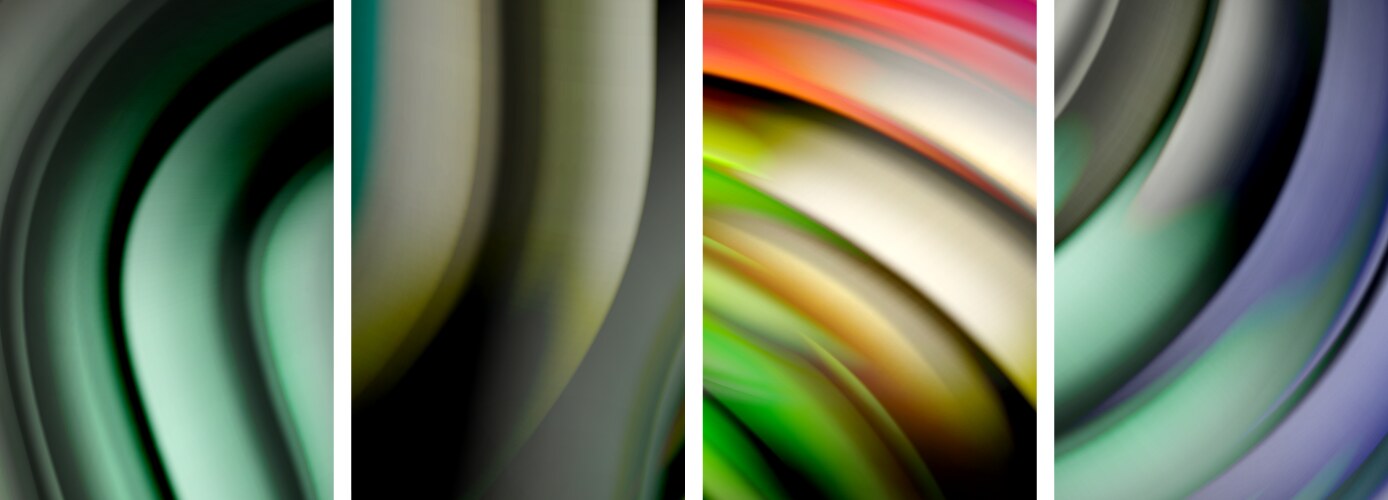 Blurred color line backgrounds Royalty Free Vector Image