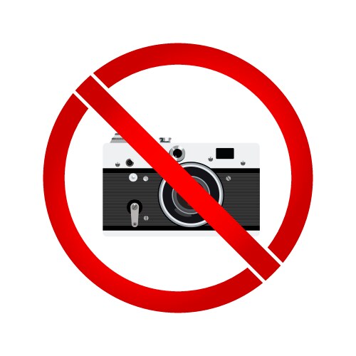 No Photography Sign Vector Images (over 2,800)