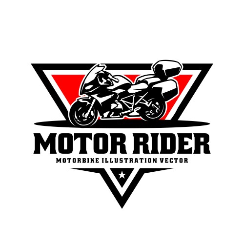 Summer camp adventure logo Royalty Free Vector Image