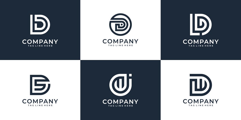 Stylish Font Letter D Vector Images (over 4,300)