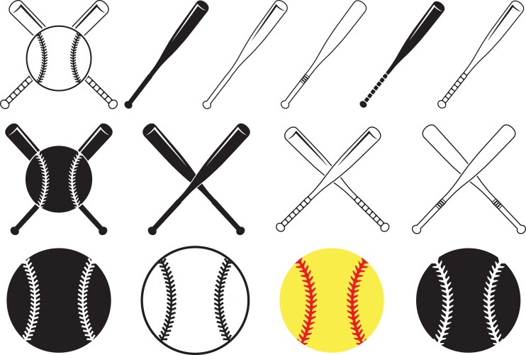 Softball Vector Images (over 16,000)