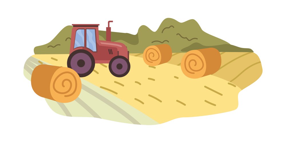 Cartoon Hay Bale Stack Vector Images (over 480)