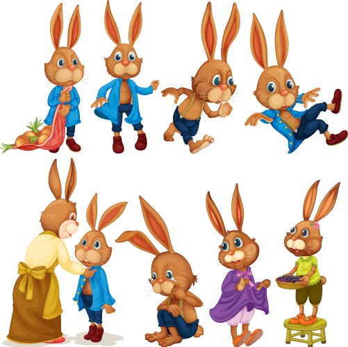 Rabbit Sitting Vector Images (over 6,600)