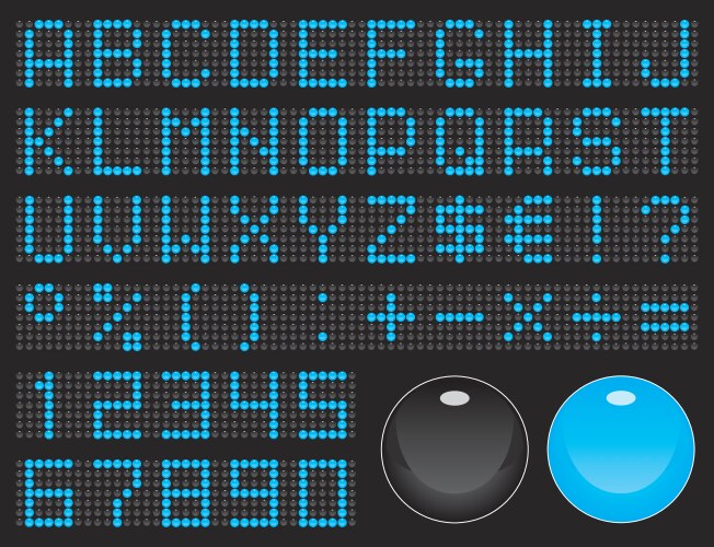 Font Matrix Vector Images (over 950)