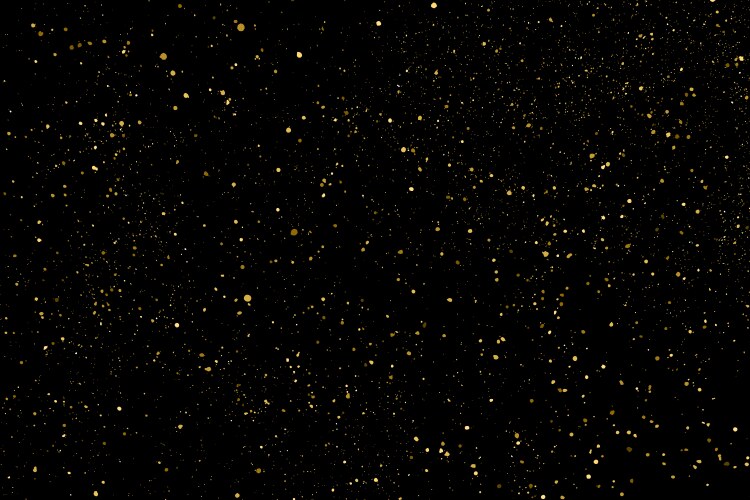 Golden stardust Royalty Free Vector Image - VectorStock