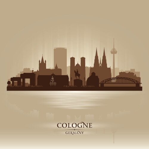 2d abstract black new york silhouette skyline Vector Image