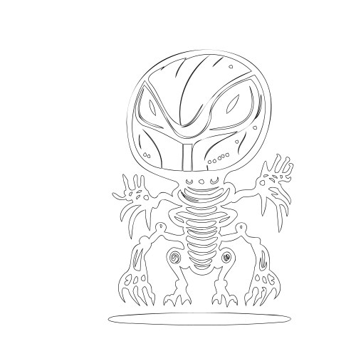 Alien Line Art Vector Images (over 9,000)