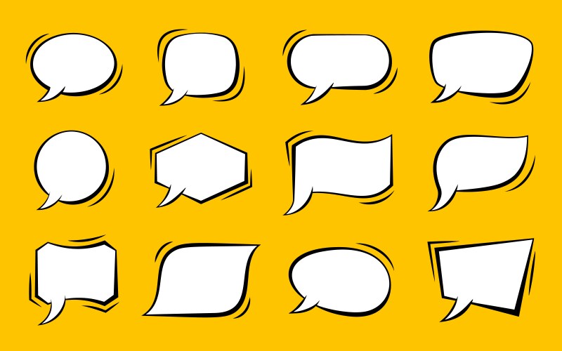 Pop Art Comic Speech Bubble Vector Images (over 22,000)